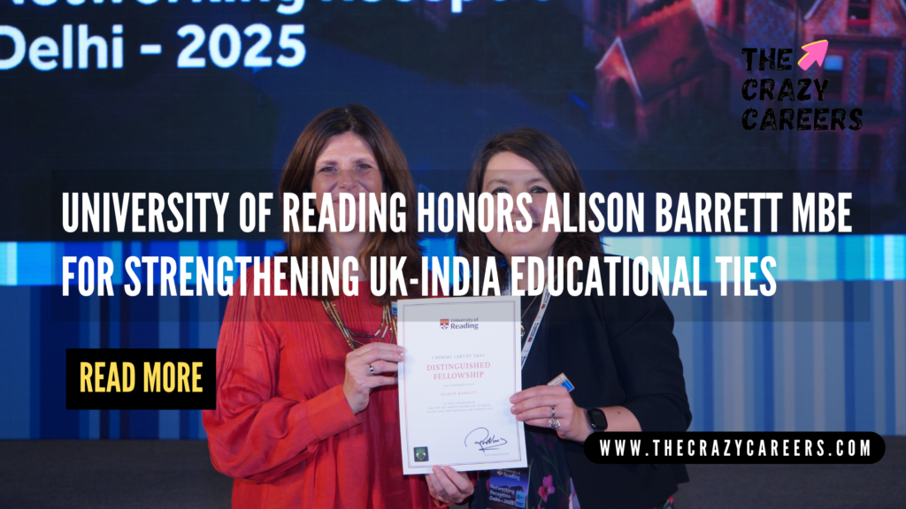 University of Reading Honors Alison Barrett for UK-India Ties